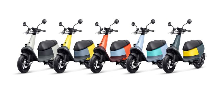 Gogoro unveiled a smart electric scooter with battery-swapping tech