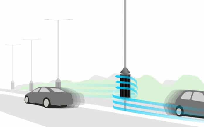 New wind turbine harvests the energy from passing traffic