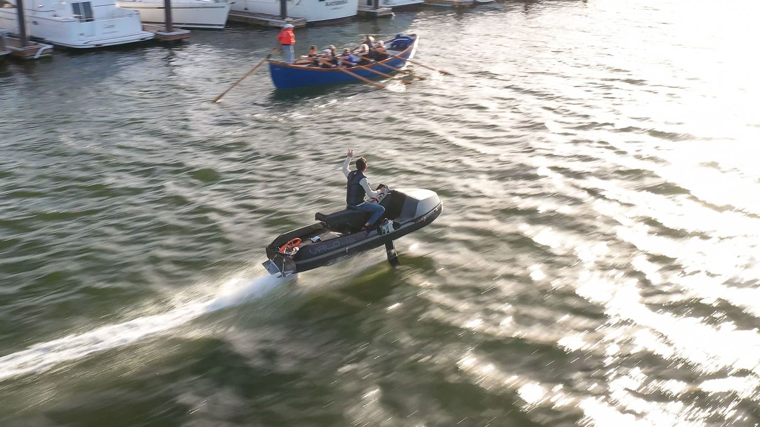 Meet Valo Hyperfoil, the world's first electric hydrofoil jet-ski